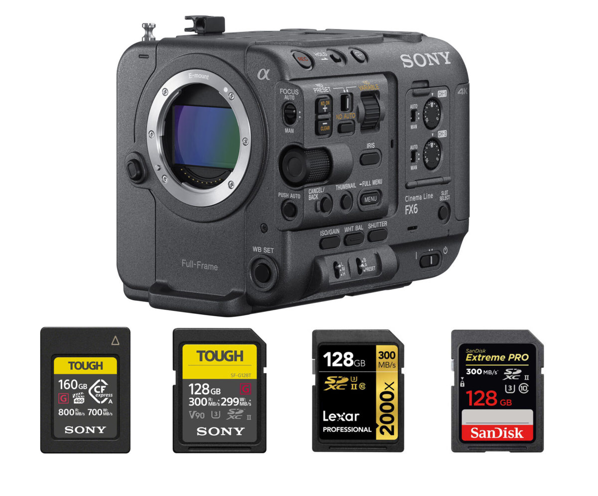 Best Memory Card for Sony FX6 - Accessories Tested